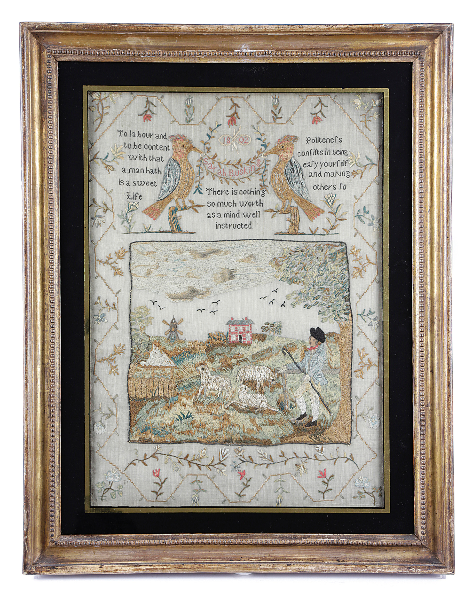 Feller Collection of samplers sells at auction. | Woolley and Wallis
