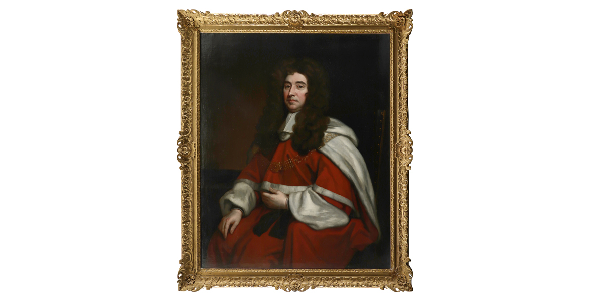Ready to hang - portrait of the judge that sentenced Captain Kidd ...