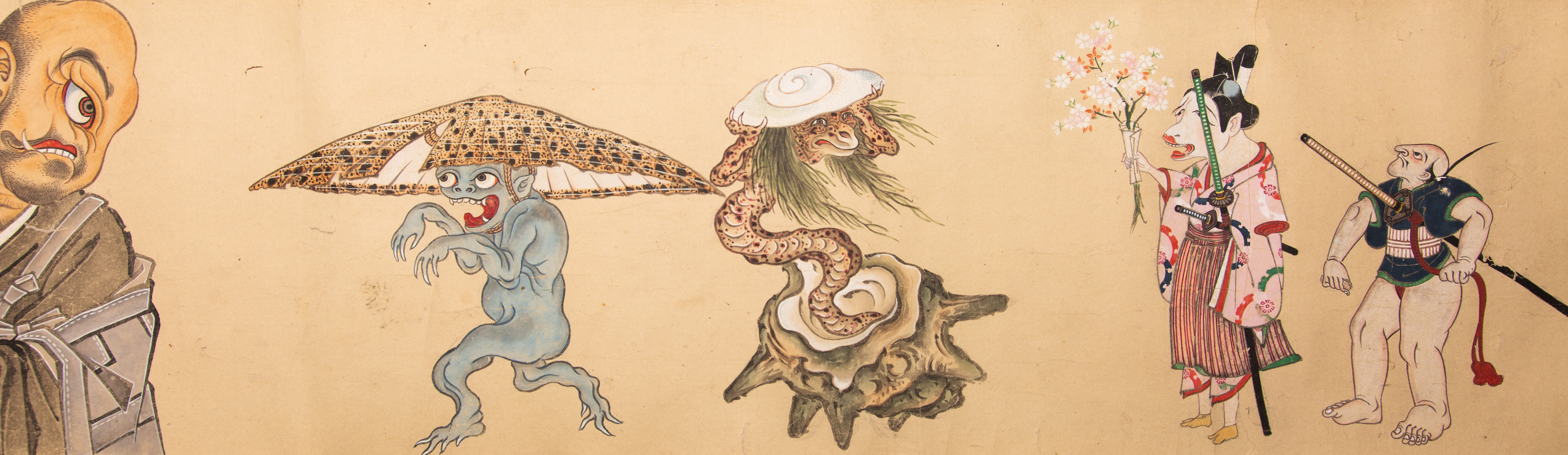 Spooky and macabre Japanese scroll paintings exceed expectations ...